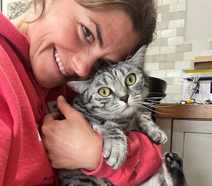 You can’t beat cuddles with a cat as a way of managing anxiety, says ...