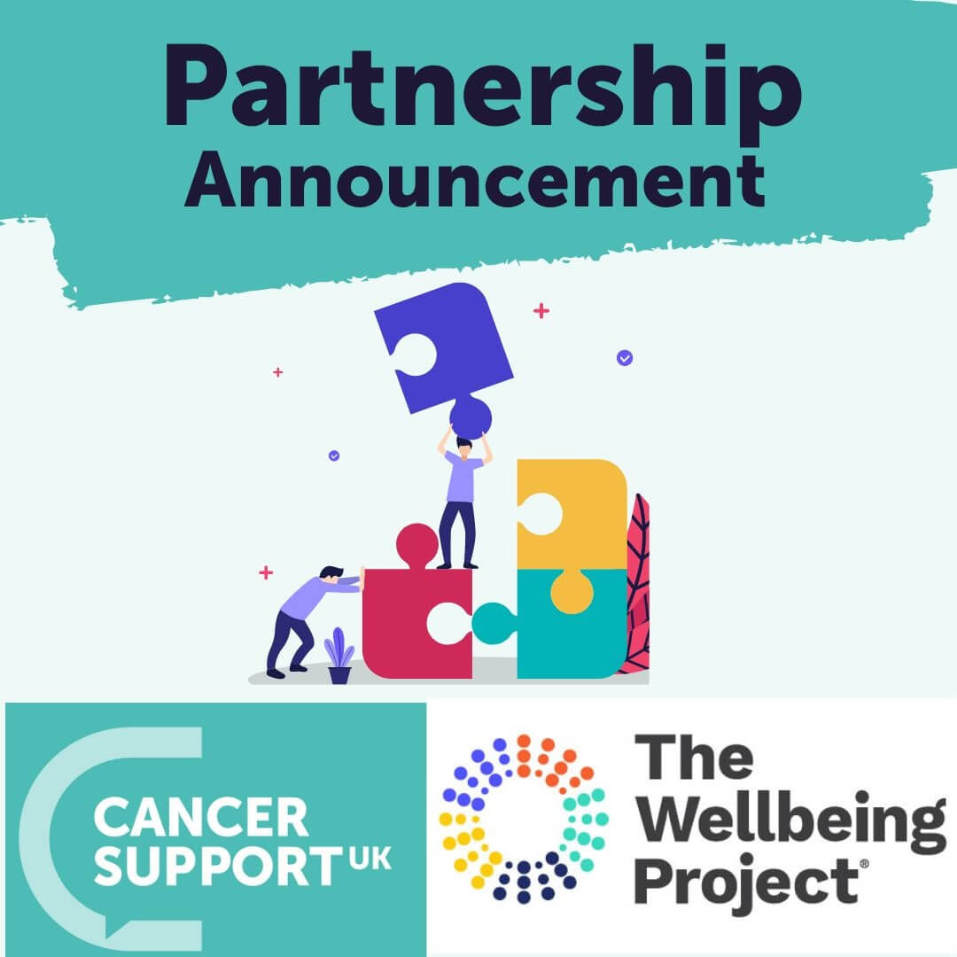 Cancer Support UK partners with The Wellbeing Project - Cancer Support UK