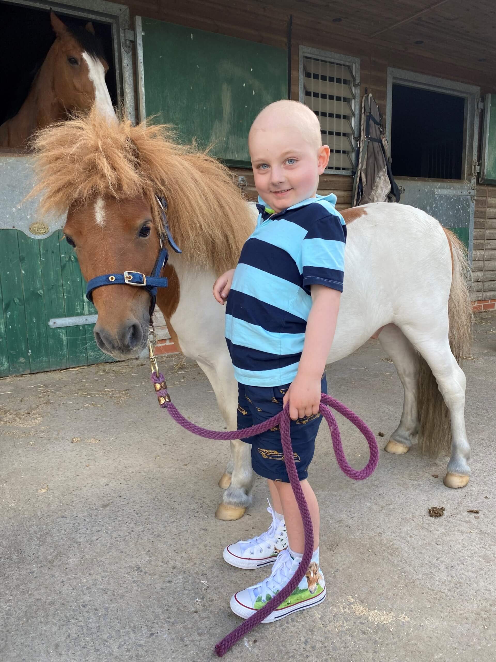 Brave Archie faces childhood cancer with help from Snuggles the sensory ...
